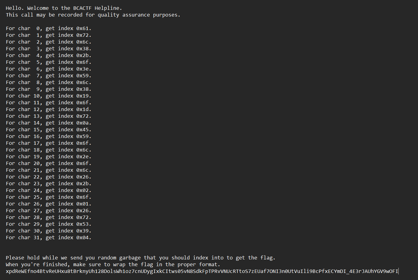 BCACTF 5.0 2024 | W01f